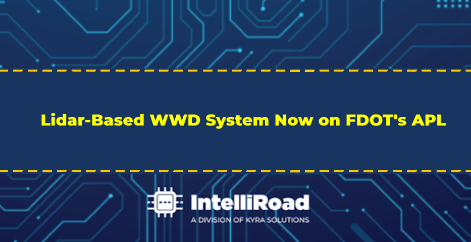Kyra Solutions Intelliroad Divisions Wrong Way Driving Detection